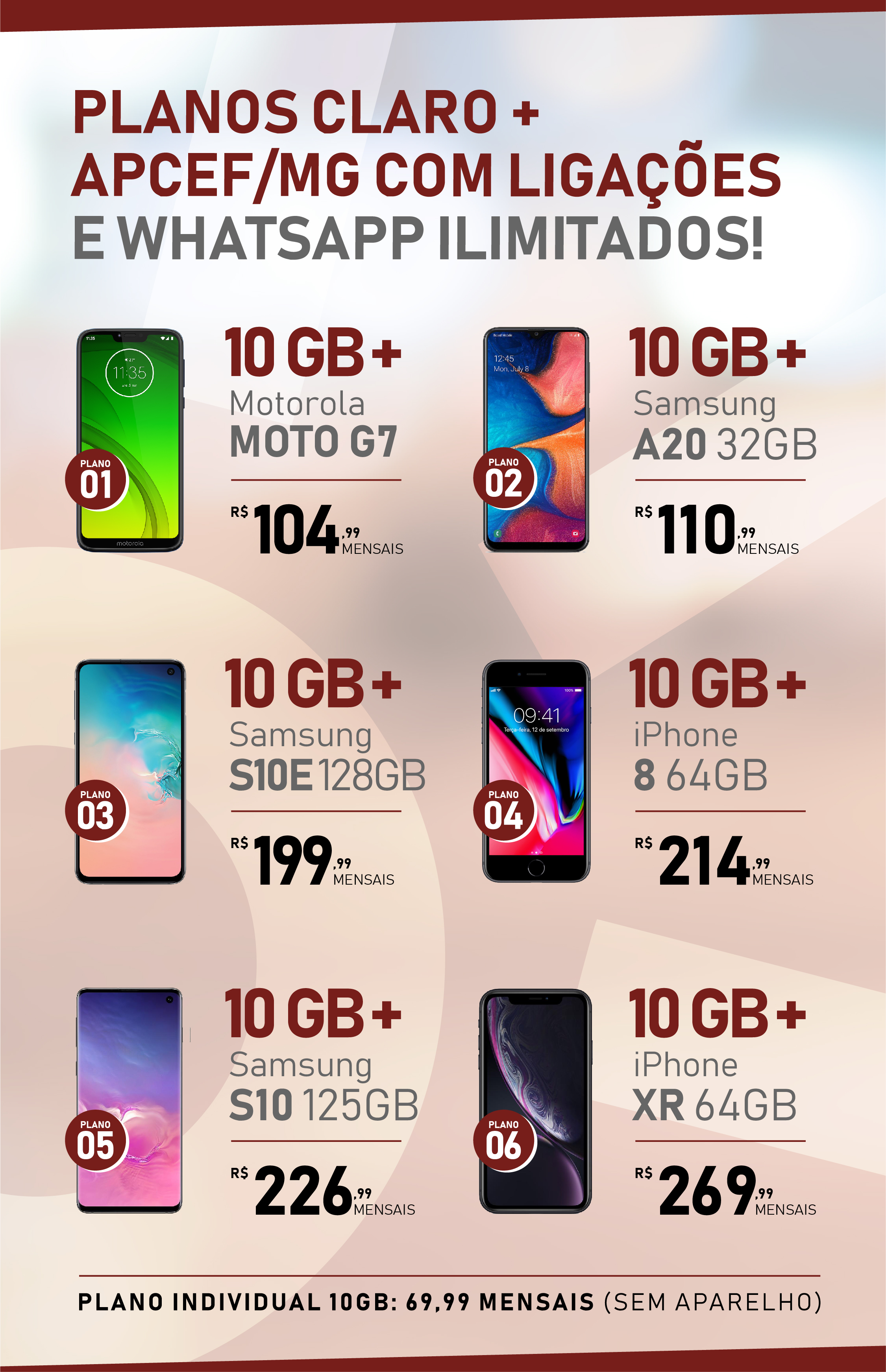 Novos planos de telefonia da Claro oferecem combos exclusivos com ...